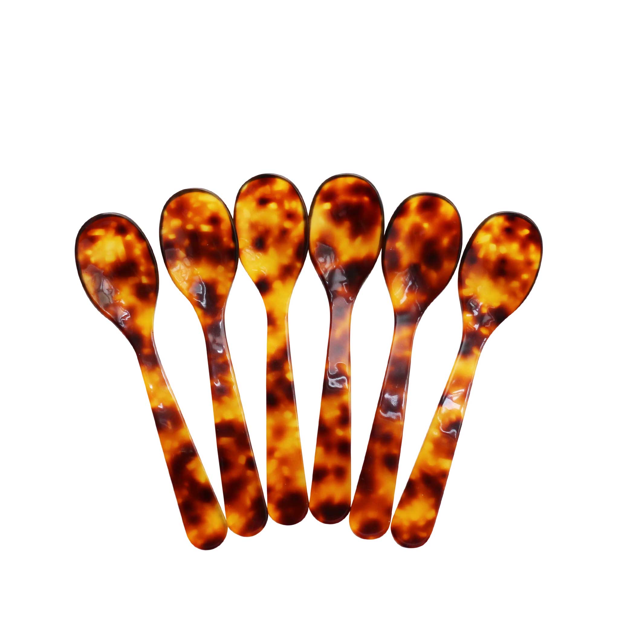M Egg Spoon - Tortoise - Set of 6 – Studio Arhoj Store